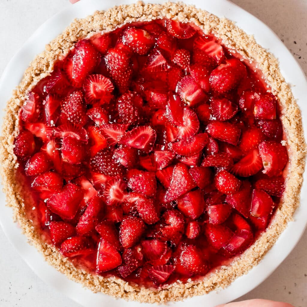 Easy Strawberry Pie (1 quart strawberries) - Brooklyn Farm Girl