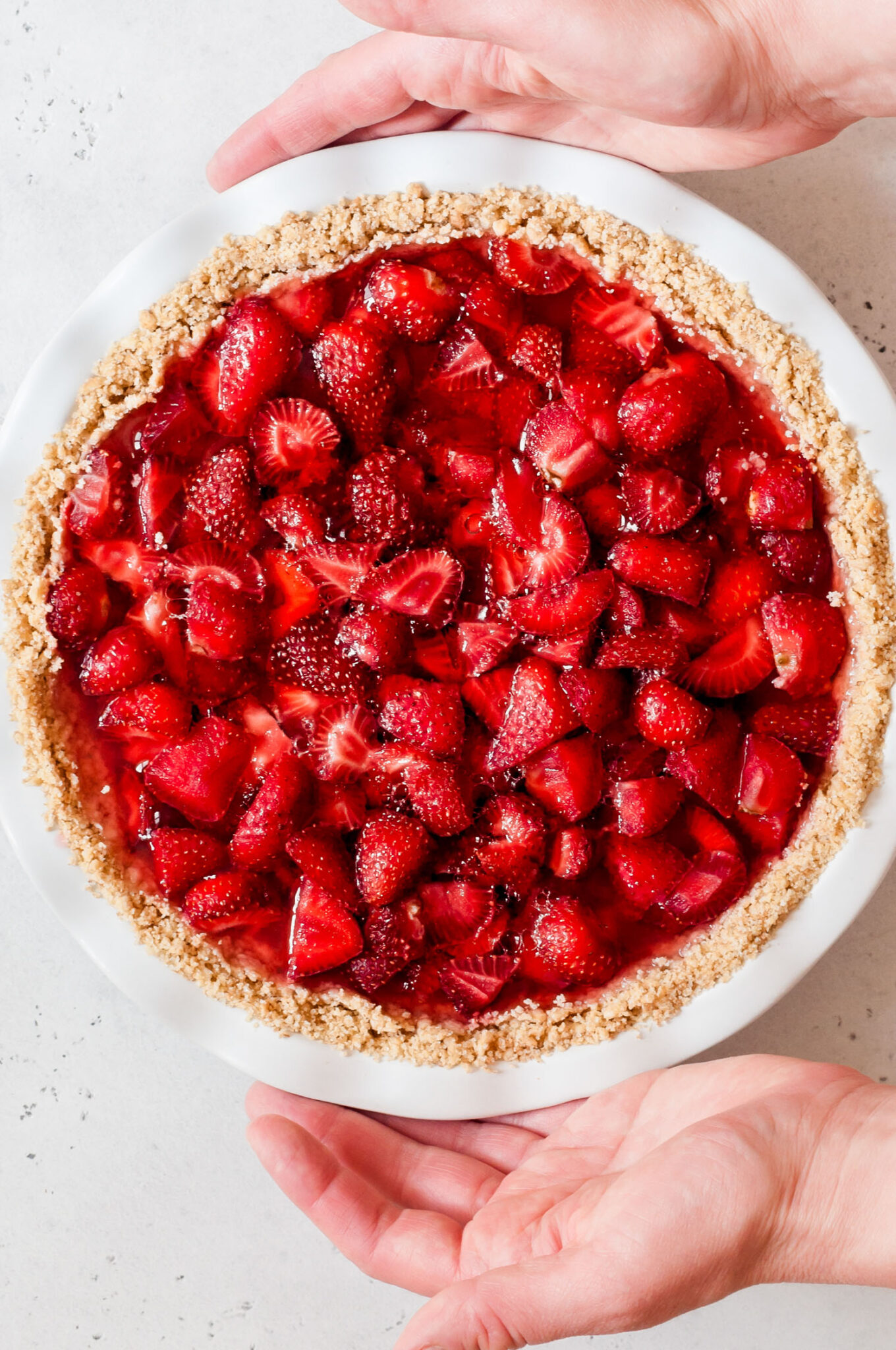 Easy Strawberry Pie (1 quart strawberries) - Brooklyn Farm Girl