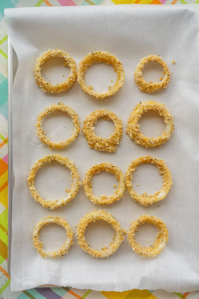 Baked Onion Rings - Brooklyn Farm Girl