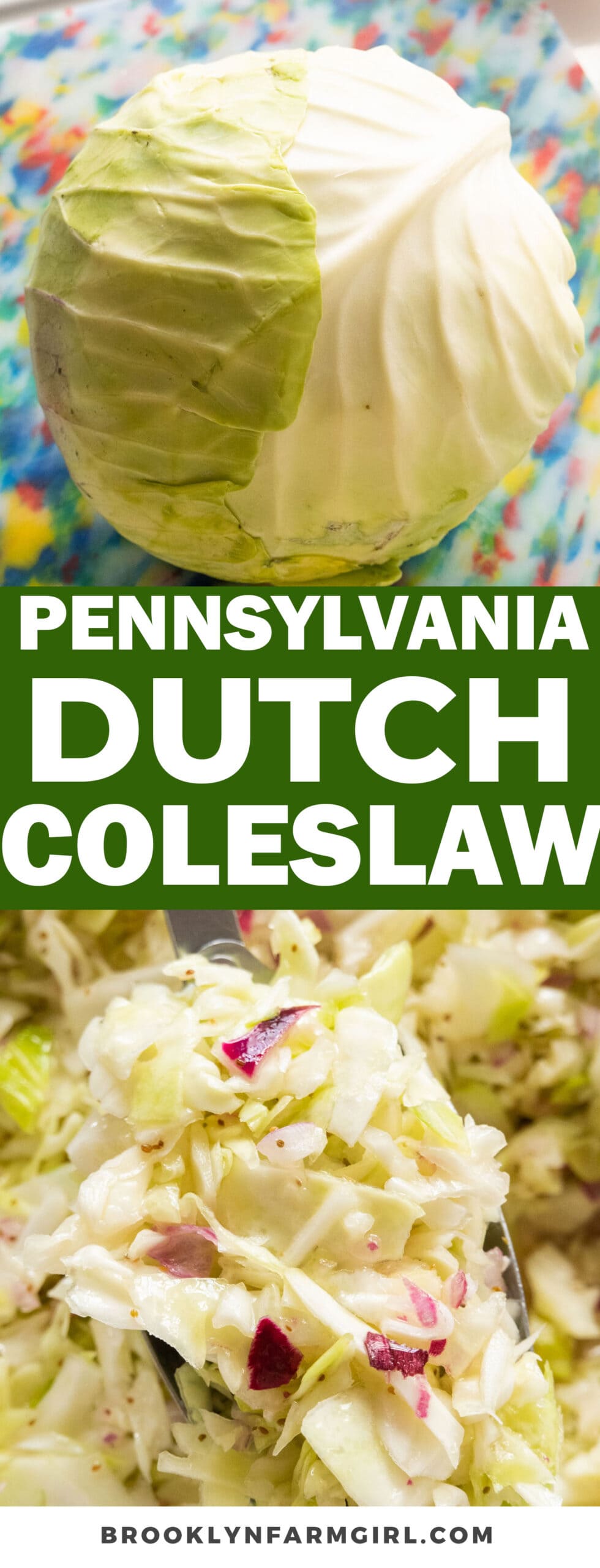 Amish Coleslaw - Brooklyn Farm Girl