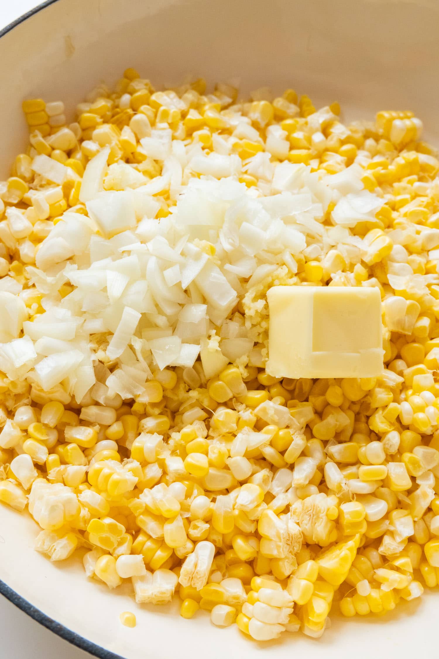 Fried Corn and Onions - Brooklyn Farm Girl