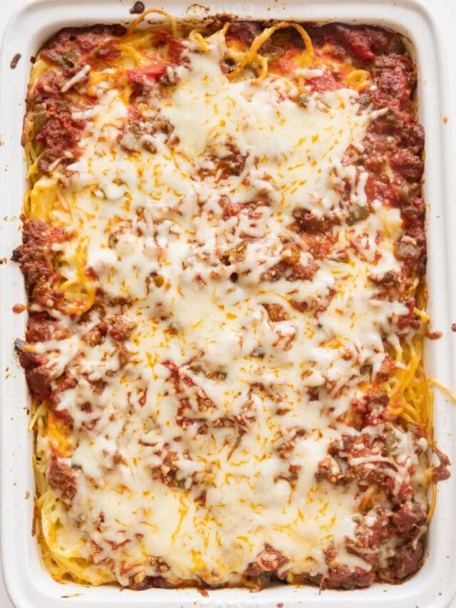 Baked Spaghetti Casserole - Brooklyn Farm Girl