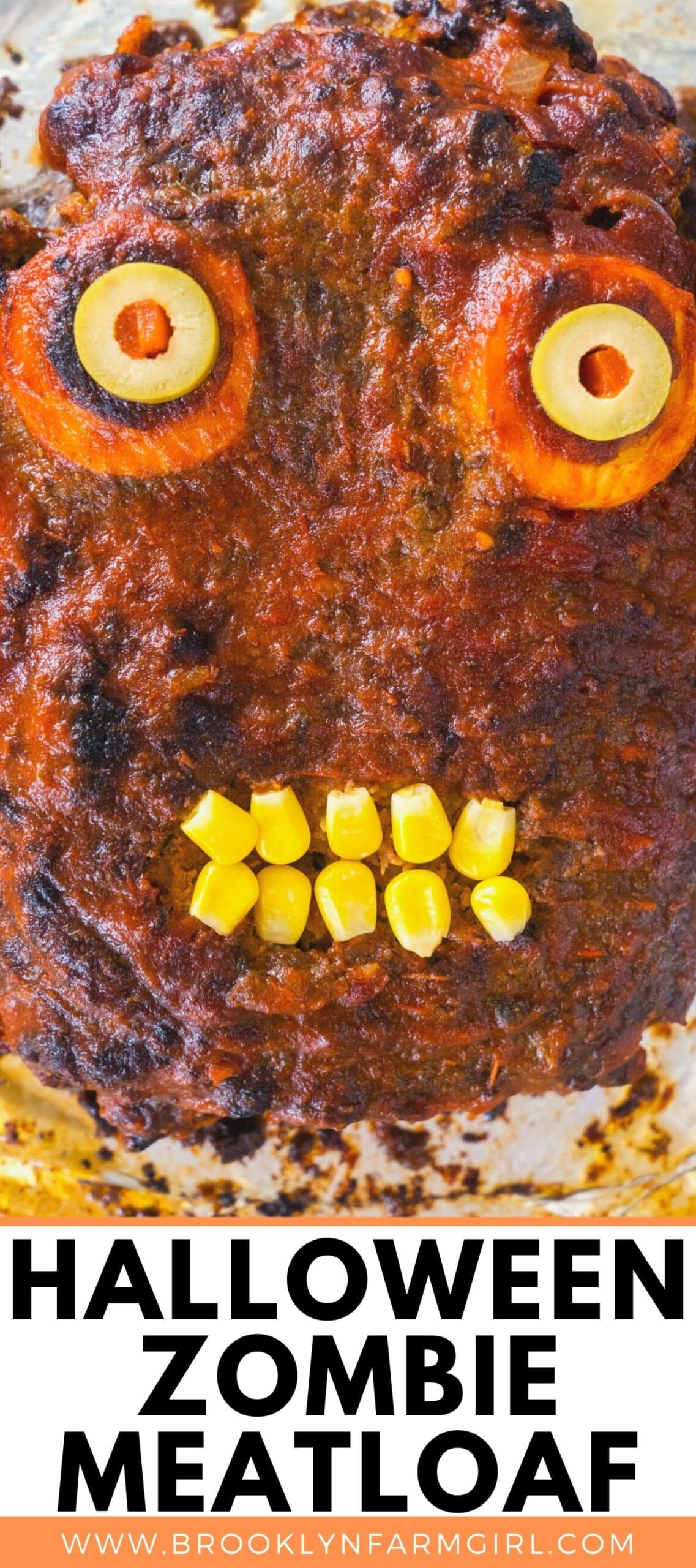 Halloween Meatloaf - Brooklyn Farm Girl