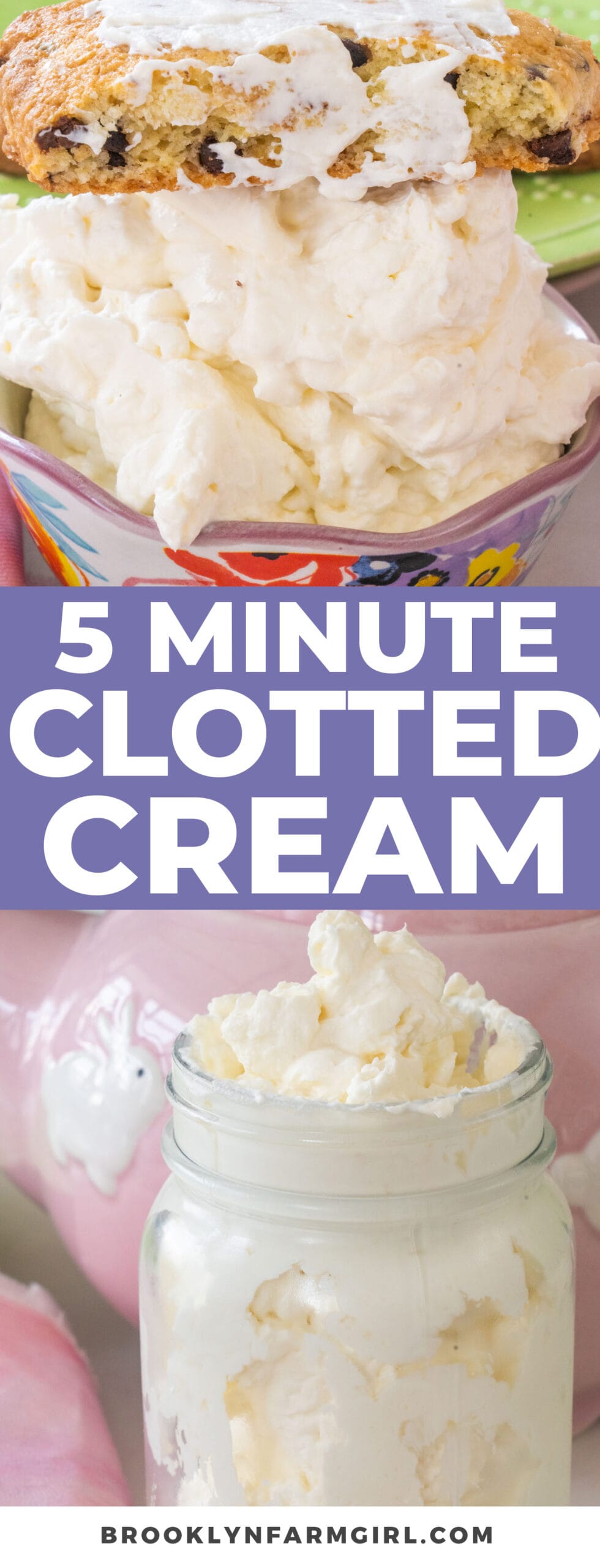 Quick 5-Minute Clotted Cream Recipe - Brooklyn Farm Girl