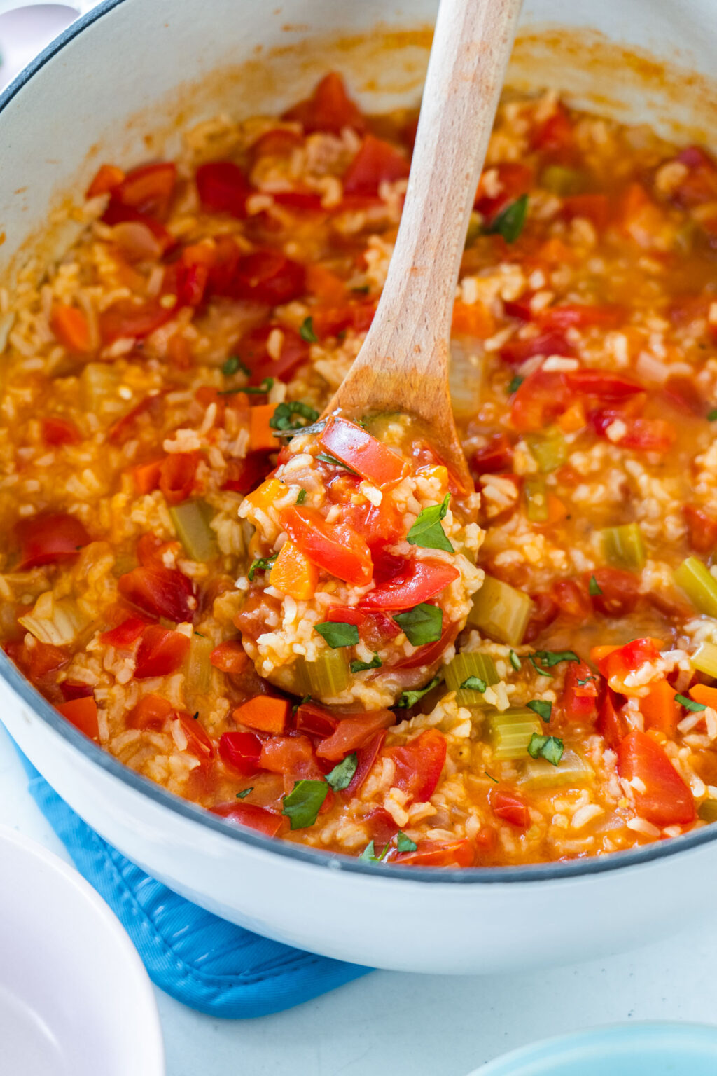 Tomato Rice Soup - Brooklyn Farm Girl
