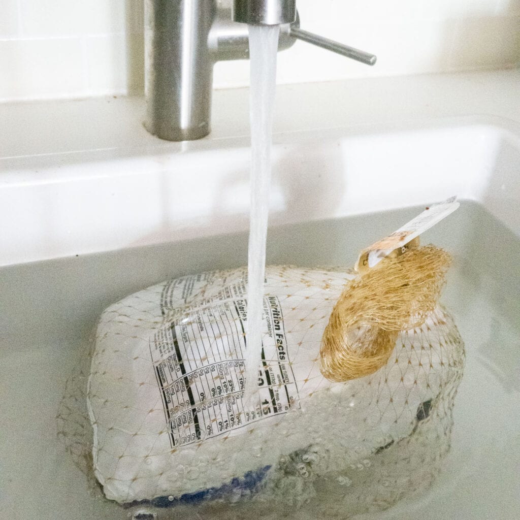 How to Thaw a Turkey in Water - Brooklyn Farm Girl