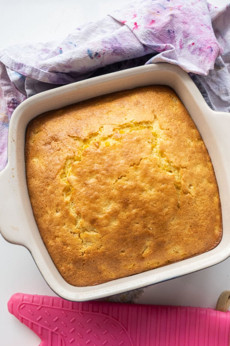 Easy Sweet Cornbread (made with Jiffy) - Brooklyn Farm Girl