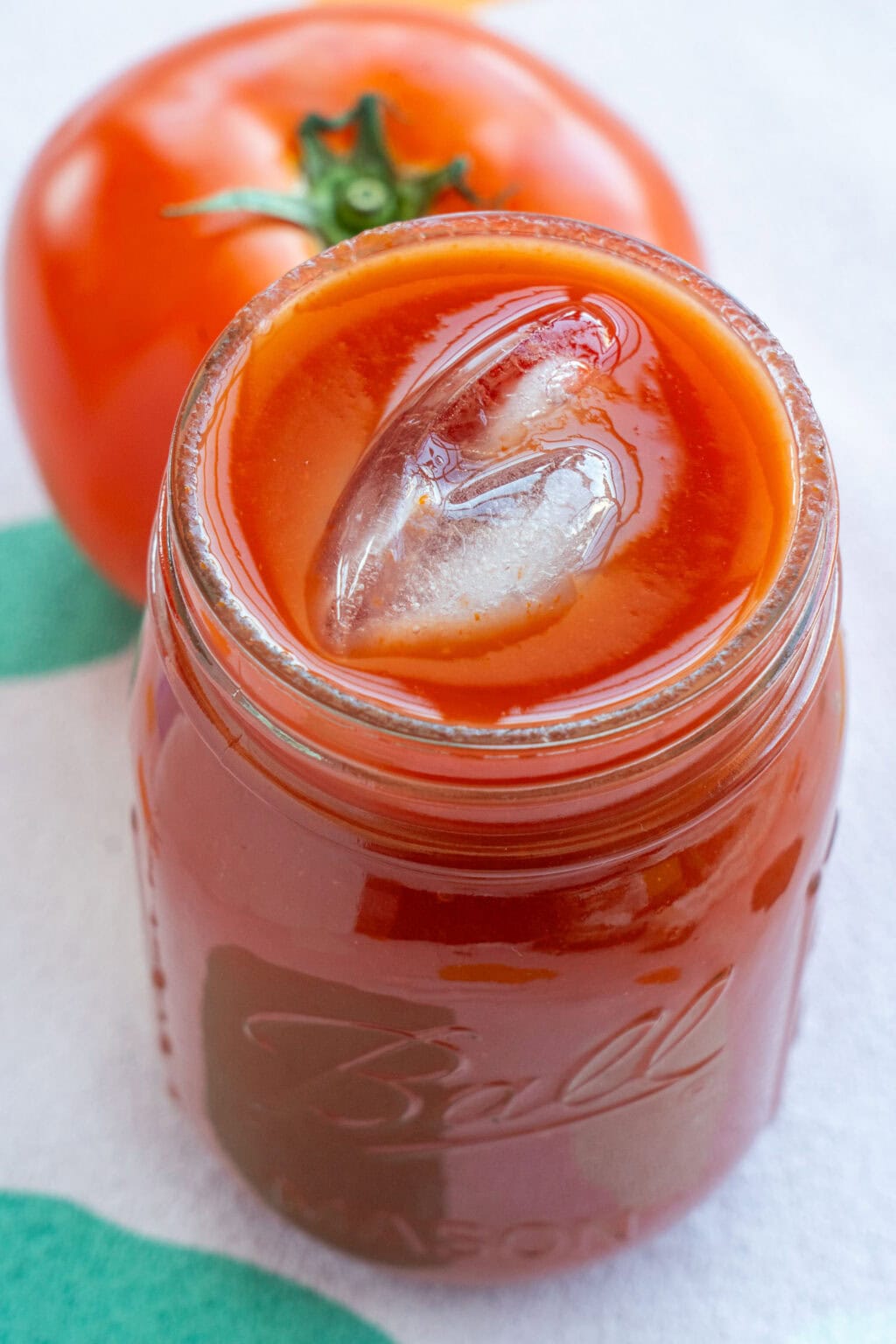 2-Ingredient Tomato Juice with Fresh Tomatoes - Brooklyn Farm Girl