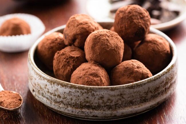 Fudgy Chocolate Truffles - Brooklyn Farm Girl
