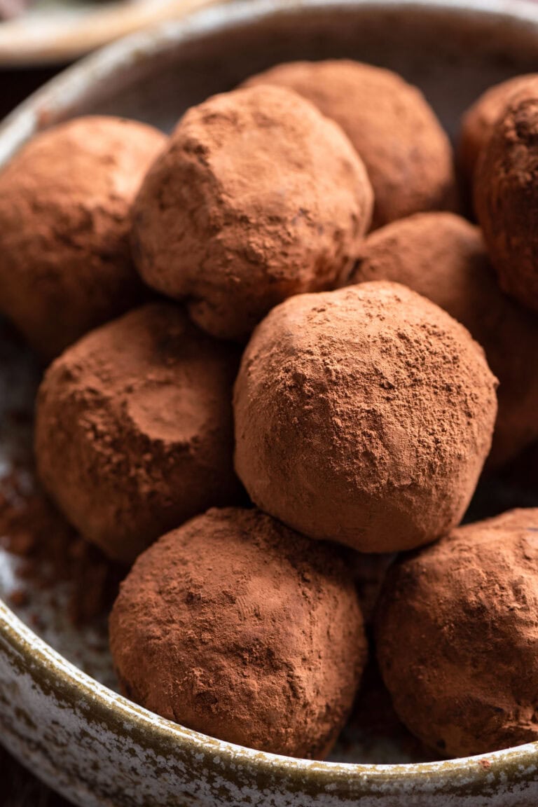 Fudgy Chocolate Truffles - Brooklyn Farm Girl