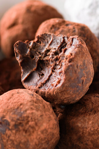 Fudgy Chocolate Truffles - Brooklyn Farm Girl
