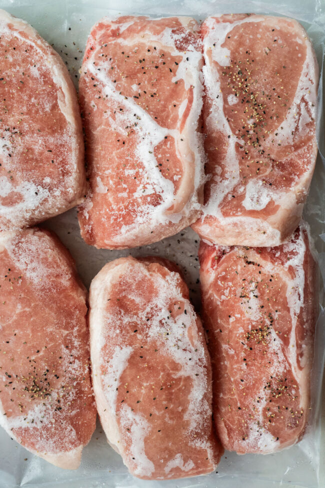 Instant Pot Frozen Pork Chops - No Defrosting! - Brooklyn Farm Girl