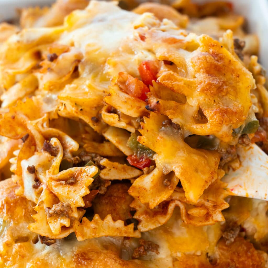 Ground Beef Casserole (Shipwreck Casserole) - Brooklyn Farm Girl