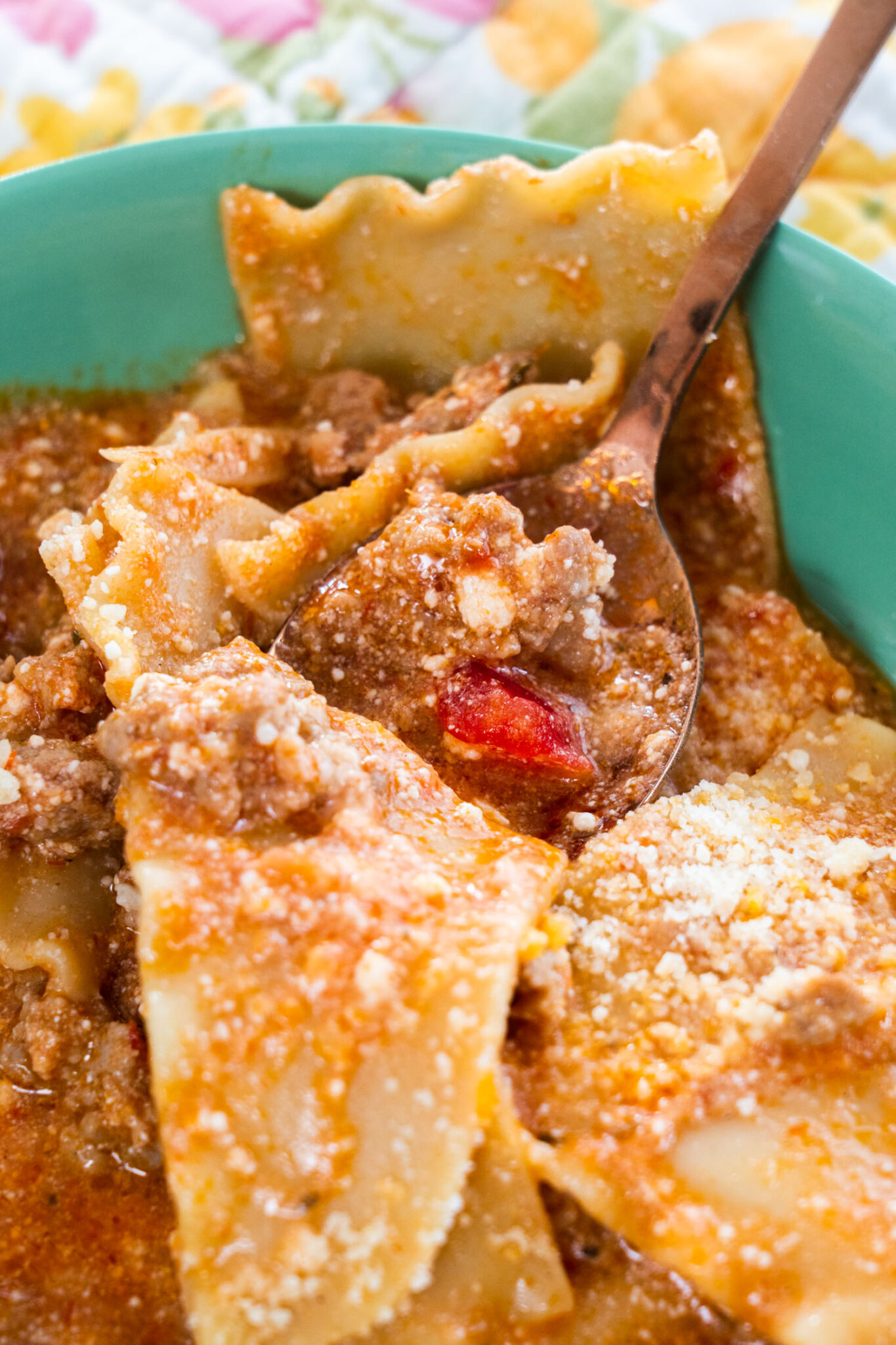 Instant Pot Lasagna (30 minutes) - Brooklyn Farm Girl