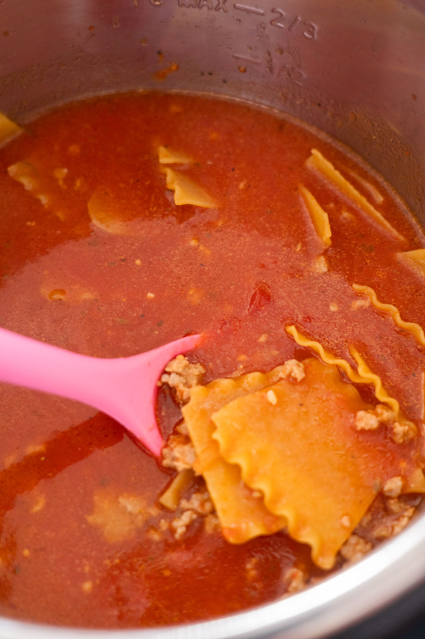 Instant Pot Lasagna (30 minutes) - Brooklyn Farm Girl