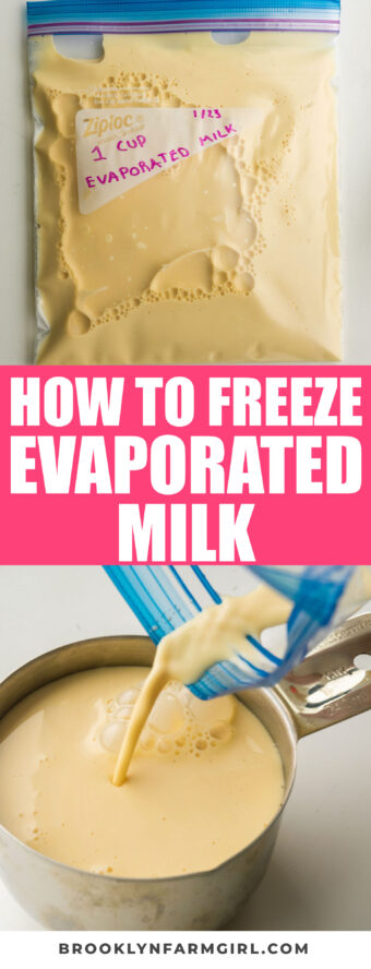 How to Freeze Evaporated Milk - Brooklyn Farm Girl