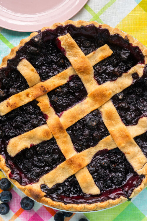 Foolproof Blueberry Pie with Fresh Blueberries - Brooklyn Farm Girl