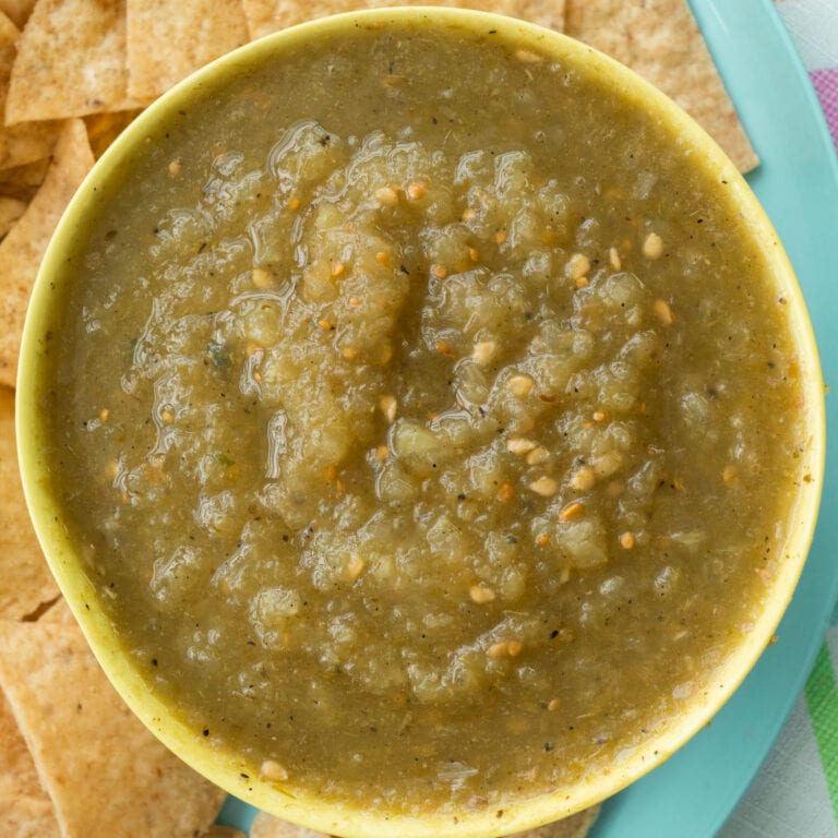 Green Tomato Salsa - Brooklyn Farm Girl