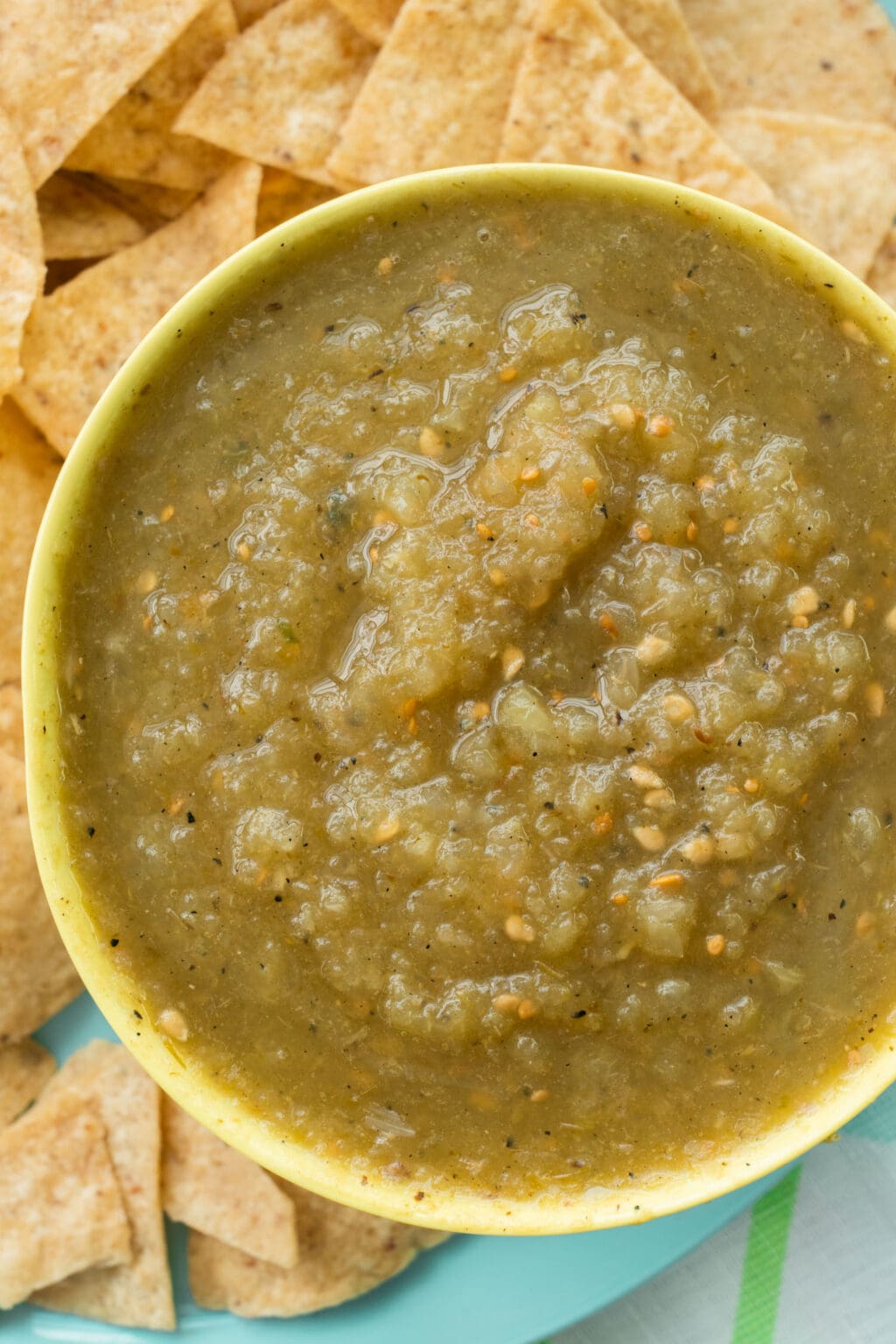 Green Tomato Salsa - Brooklyn Farm Girl