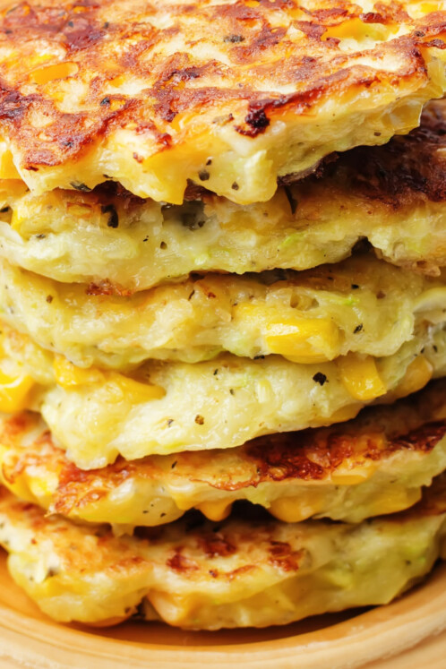 Zucchini Corn Fritters - Brooklyn Farm Girl