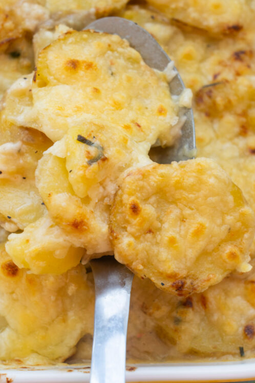 Instant Pot Cheesy Potatoes - Brooklyn Farm Girl