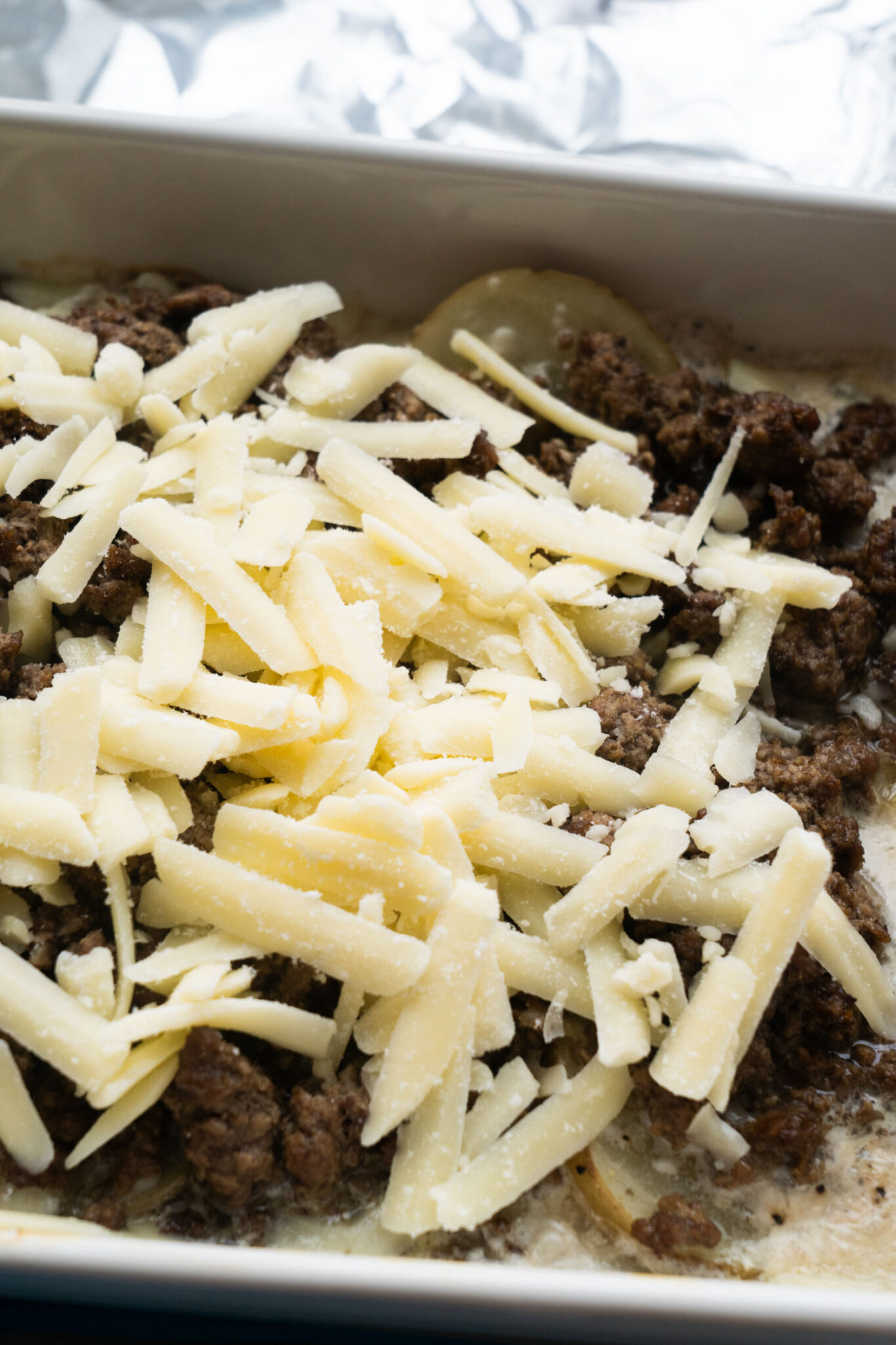 Potato Hamburger Casserole (Ground Beef) - Brooklyn Farm Girl