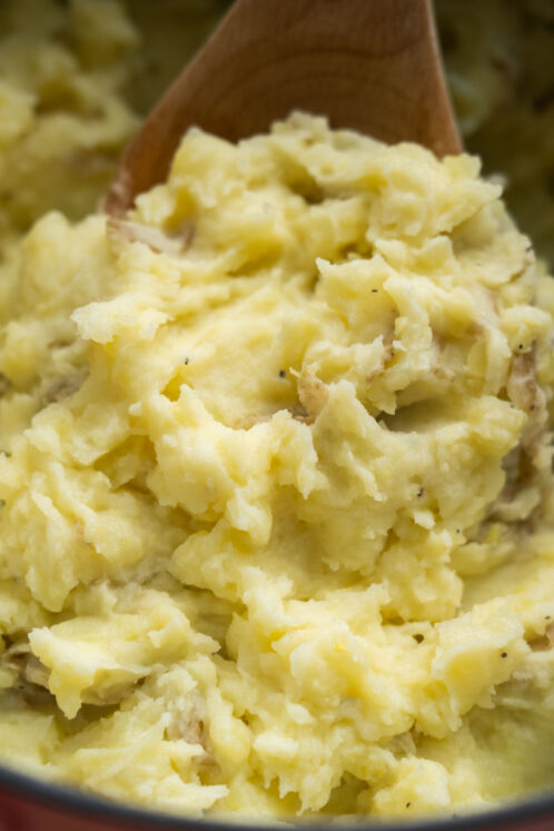Quick Yukon Gold Mashed Potatoes (no peeling) - Brooklyn Farm Girl