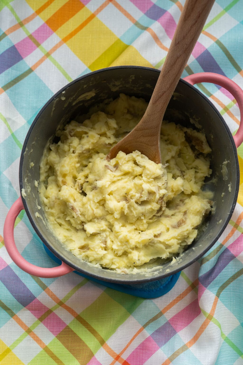 Quick Yukon Gold Mashed Potatoes (no peeling) - Brooklyn Farm Girl