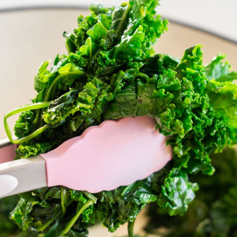 Simple Sautéed Fresh Kale (3 Ingredients!) - Brooklyn Farm Girl