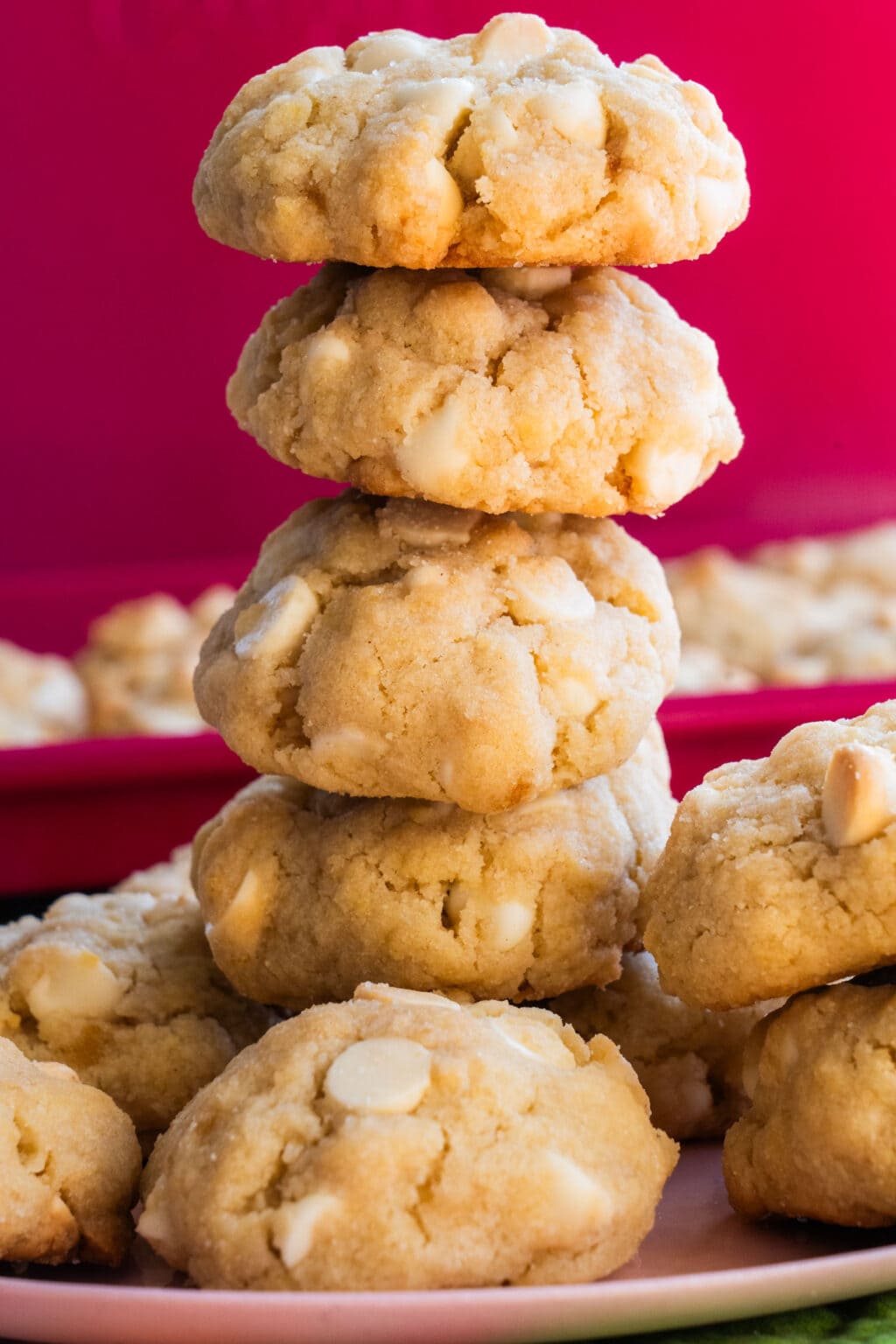 White Chocolate Chip Cookies (Made with Bread Flour) - Brooklyn Farm Girl