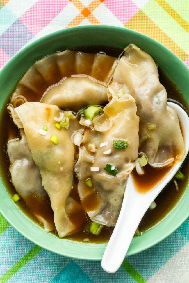 Beef and Mushroom Dumplings Soup (taste like soup dumplings ...