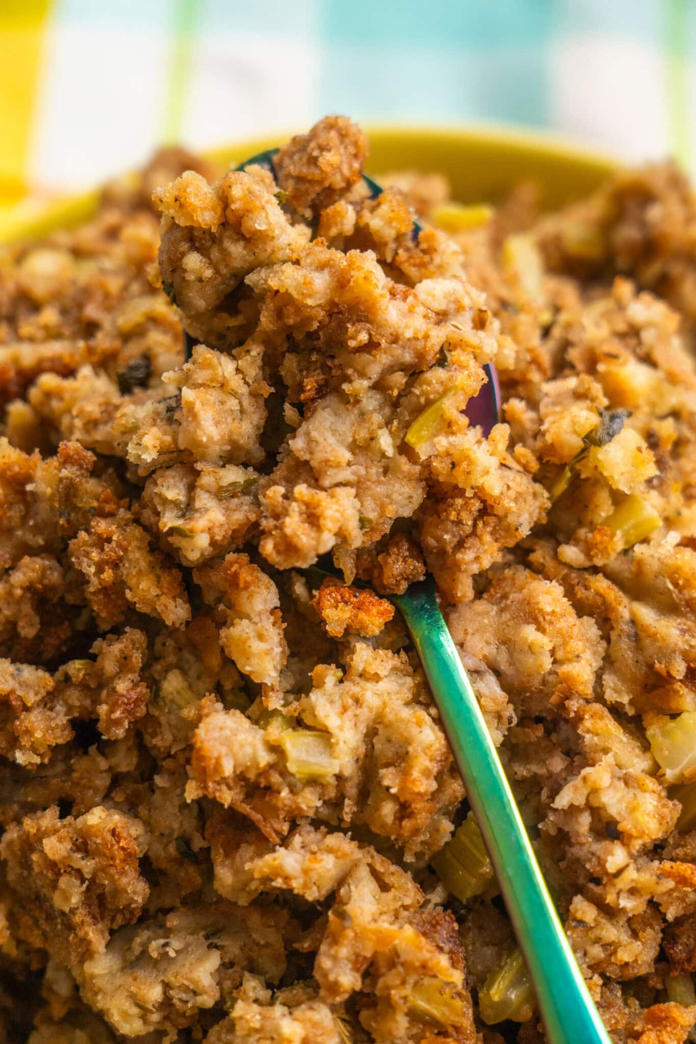 Crockpot Stuffing (4 hours) - Brooklyn Farm Girl