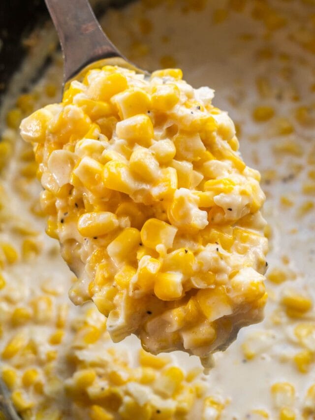 Crockpot Creamed Corn (4 Hours) - Brooklyn Farm Girl