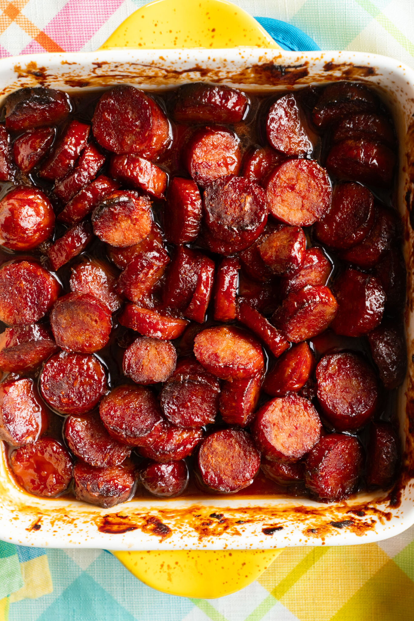 Candied Kielbasa (Baked in the Oven) - Brooklyn Farm Girl