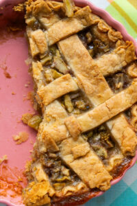 Green Tomato Pie (tastes like apple pie!) - Brooklyn Farm Girl