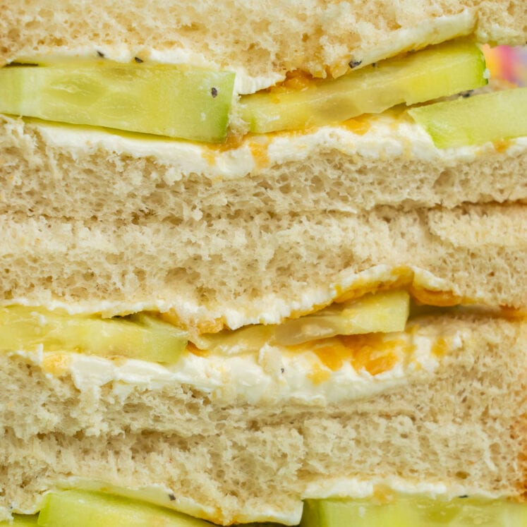 Cucumber Sandwich (Fresh Slices) - Brooklyn Farm Girl