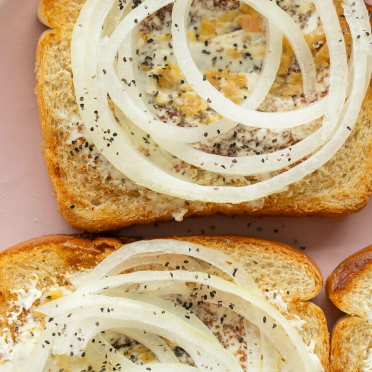 Onion Sandwich (Raw Onions) - Brooklyn Farm Girl