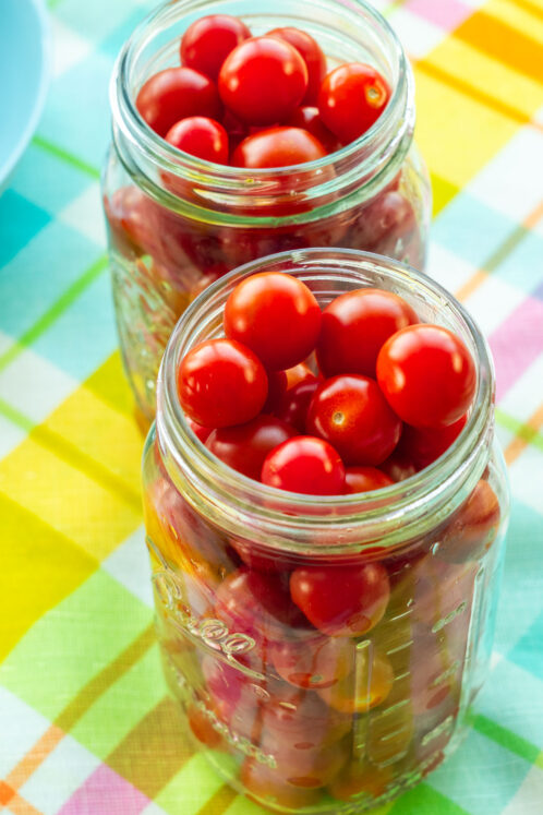 Pickled Cherry Tomatoes - Brooklyn Farm Girl