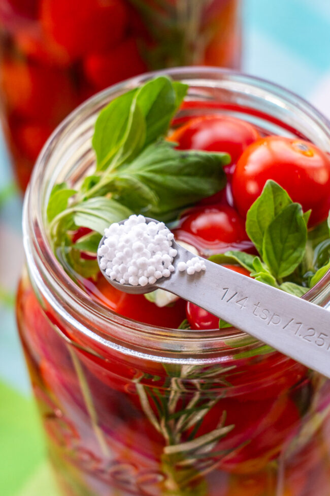 Pickled Cherry Tomatoes - Brooklyn Farm Girl