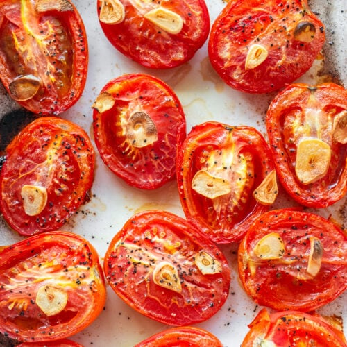 Quick-Roasted Fresh Roma Tomatoes - Brooklyn Farm Girl