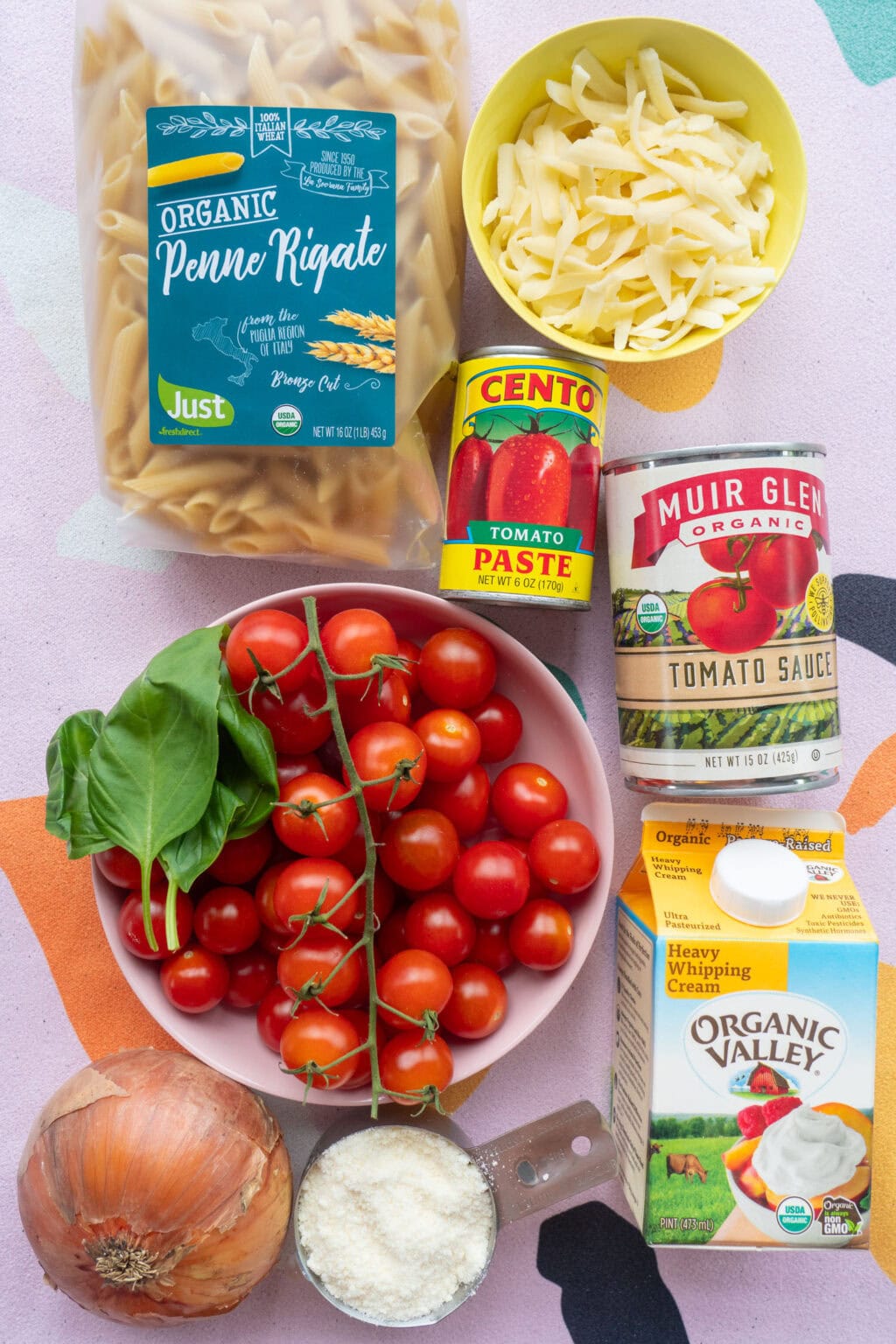So Fresh Creamy Cherry Tomato Pasta - Brooklyn Farm Girl