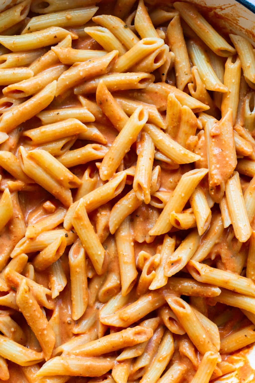 So Fresh Creamy Cherry Tomato Pasta - Brooklyn Farm Girl