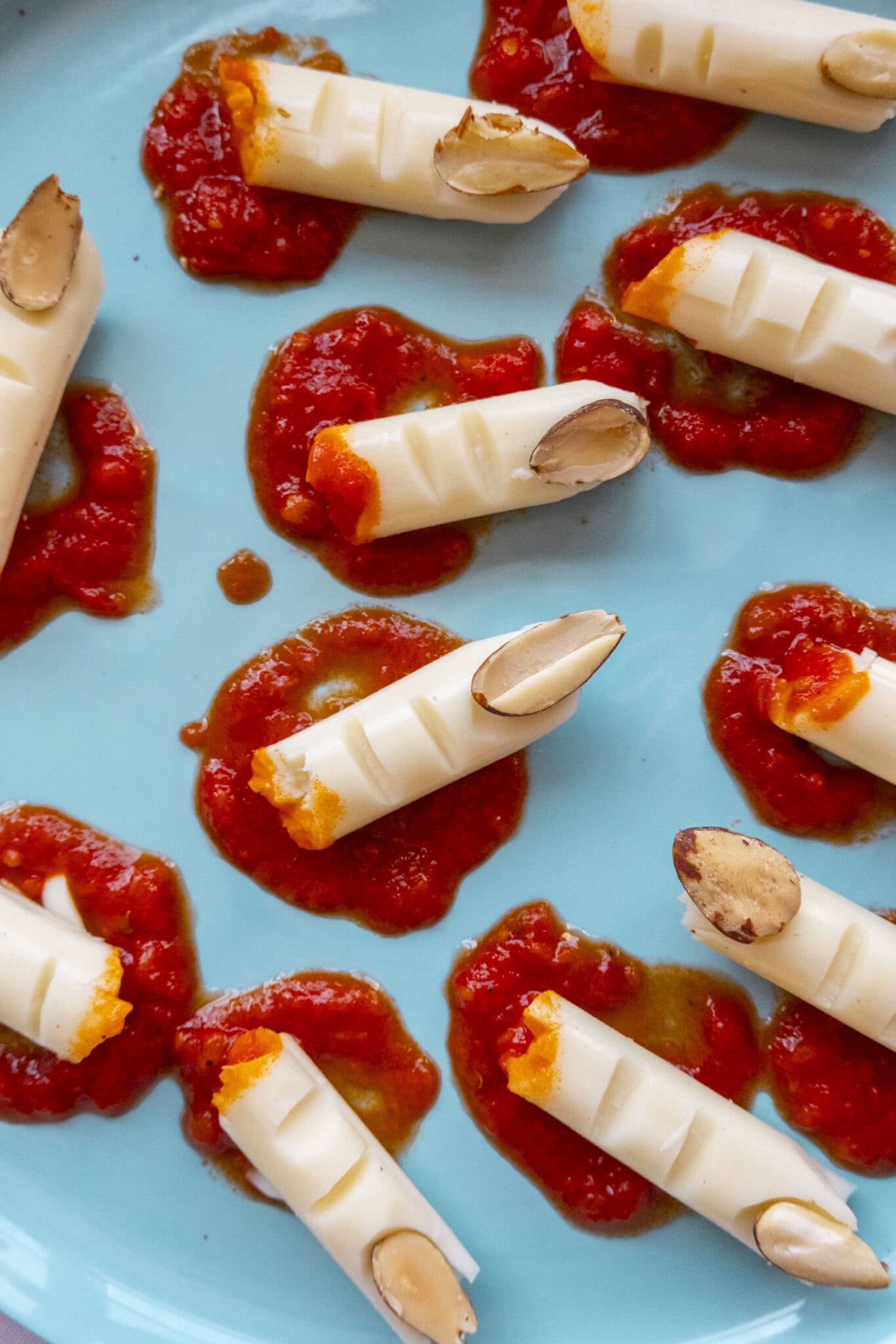 Bloody Finger Cheese Sticks - Brooklyn Farm Girl