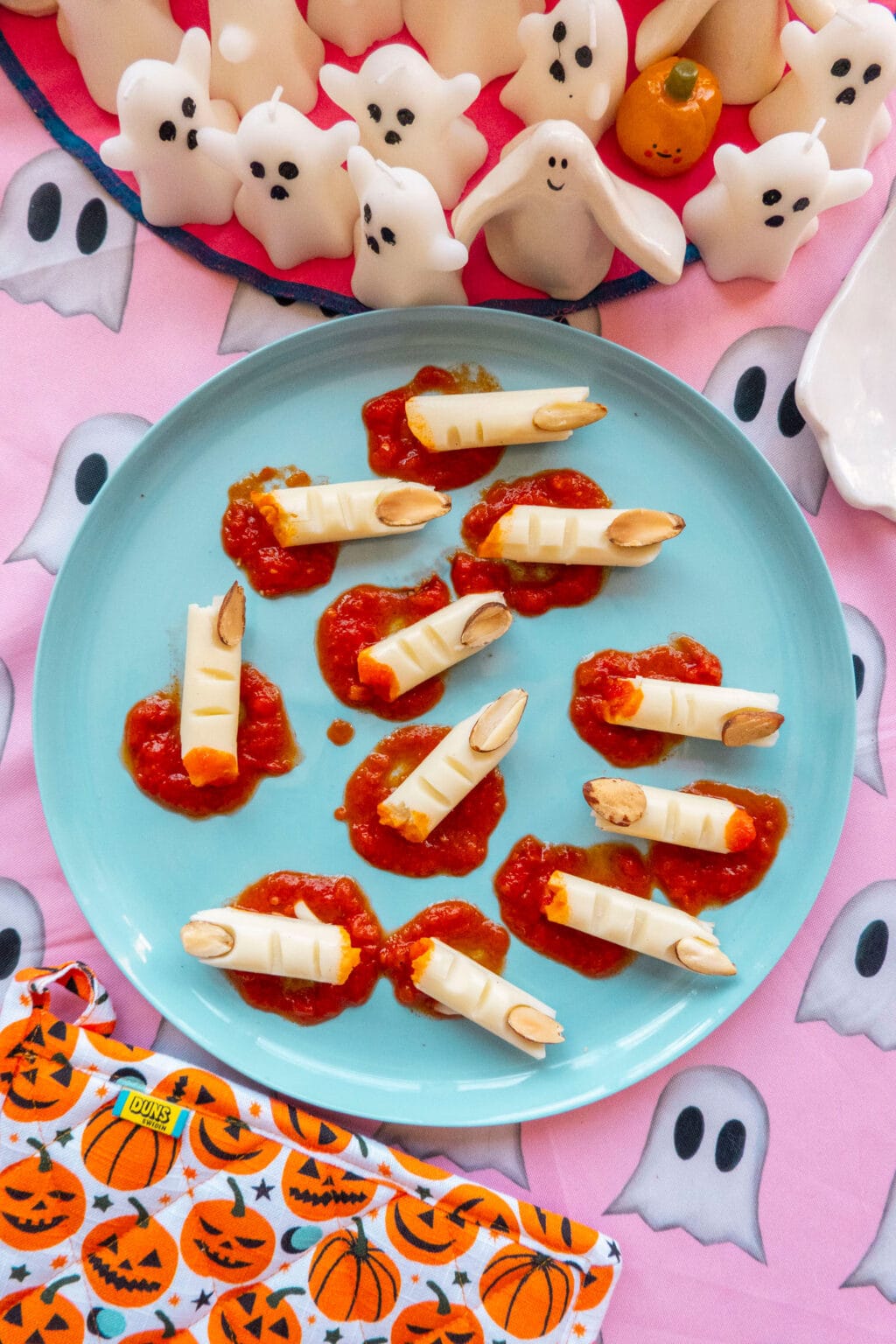 Bloody Finger Cheese Sticks - Brooklyn Farm Girl