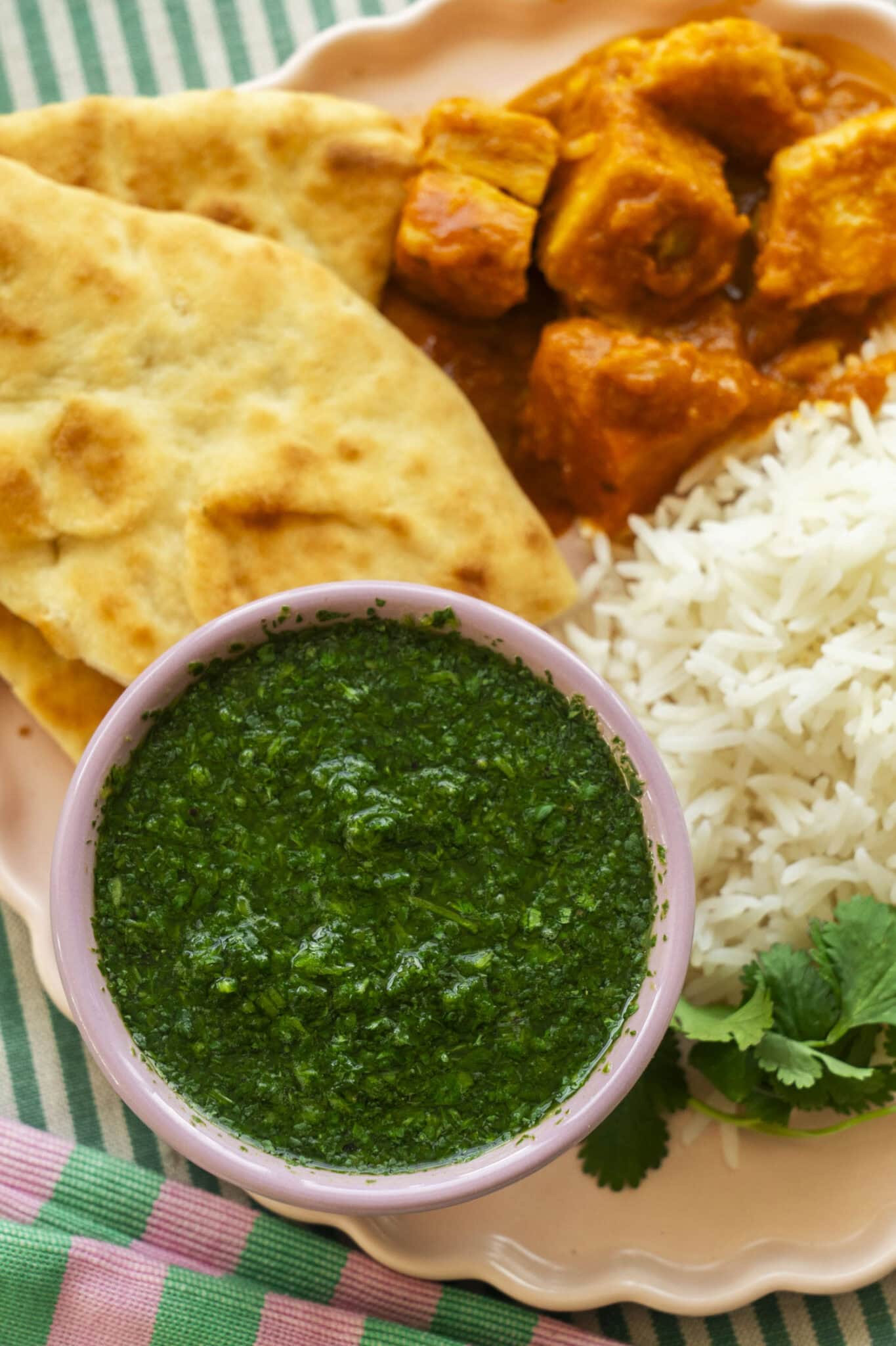 5 Minute Cilantro Green Chutney (Spicy or Mild) - Brooklyn Farm Girl