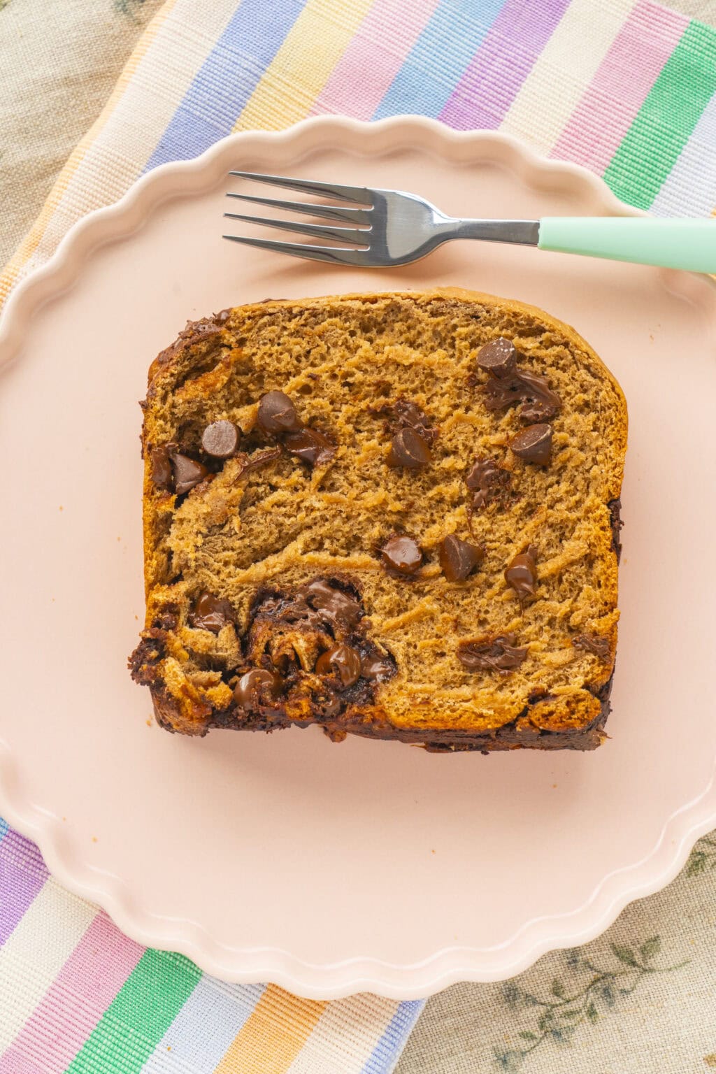 Bread Machine Chocolate Chip Bread - Brooklyn Farm Girl
