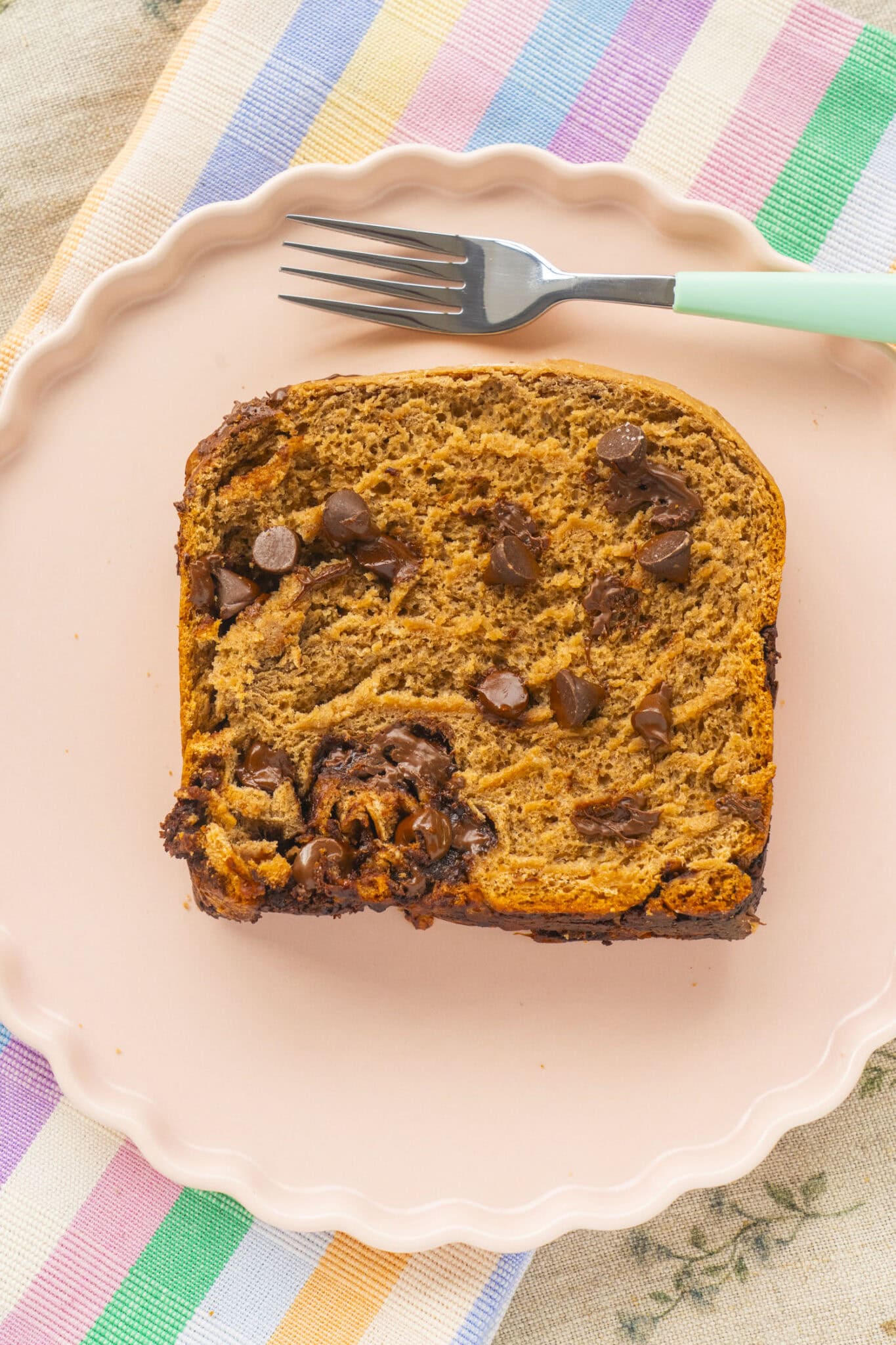 Bread Machine Chocolate Chip Bread - Brooklyn Farm Girl