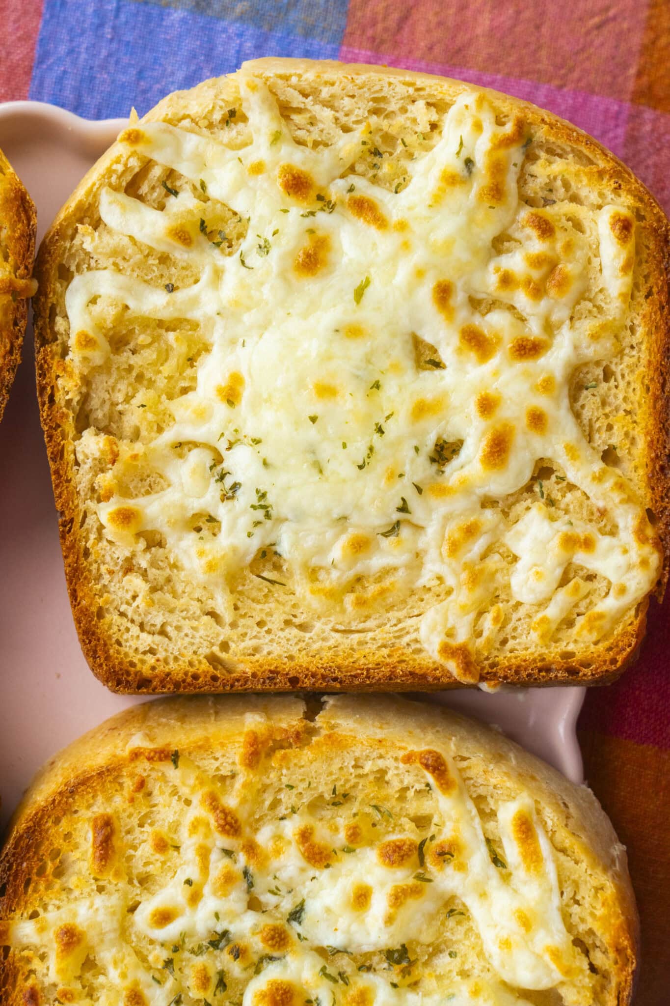Bread Machine Garlic Bread - Brooklyn Farm Girl