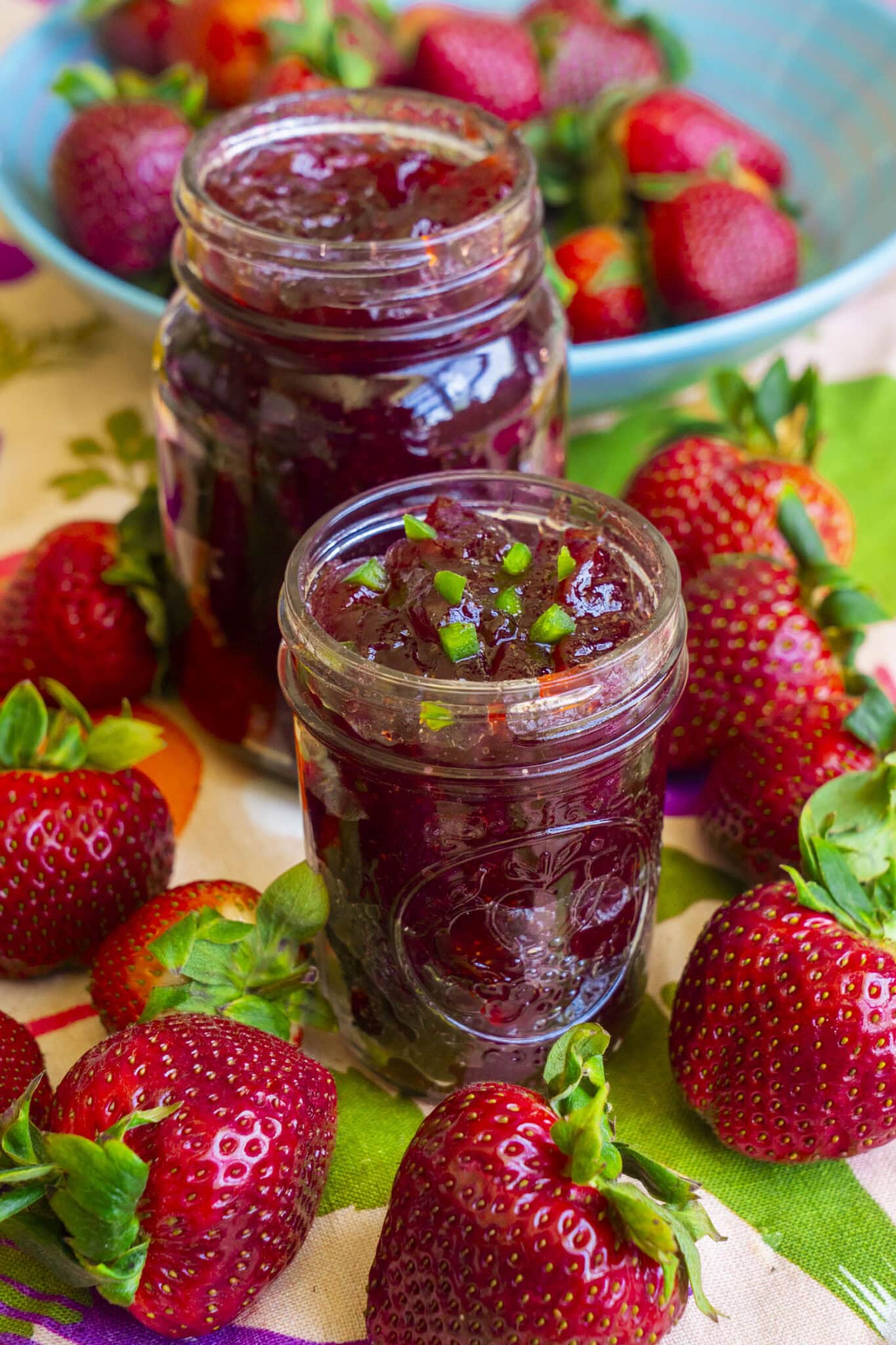Strawberry Jalapeño Jam (No Pectin Needed!) - Brooklyn Farm Girl