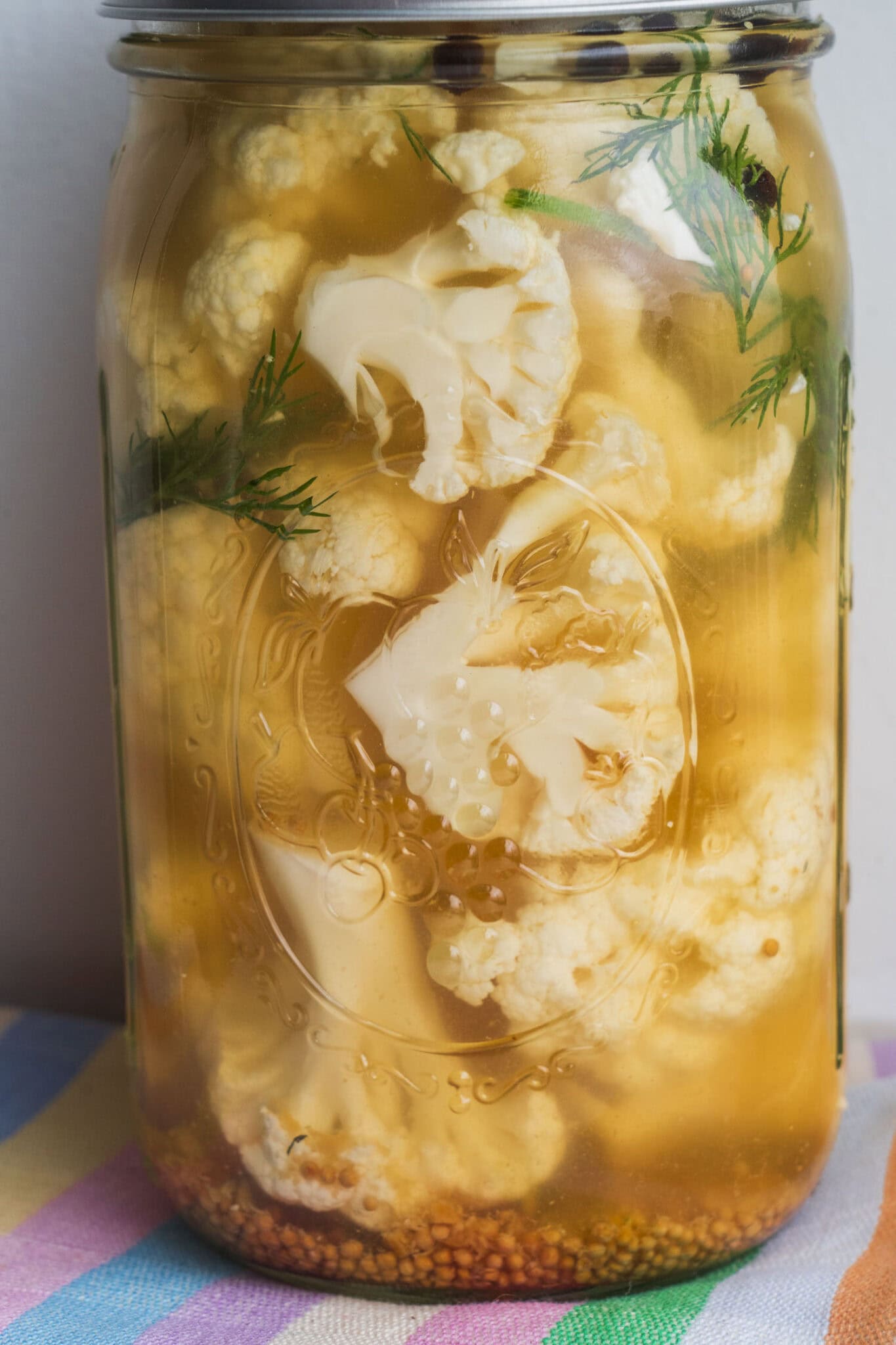Crunchy Pickled Cauliflower - Brooklyn Farm Girl